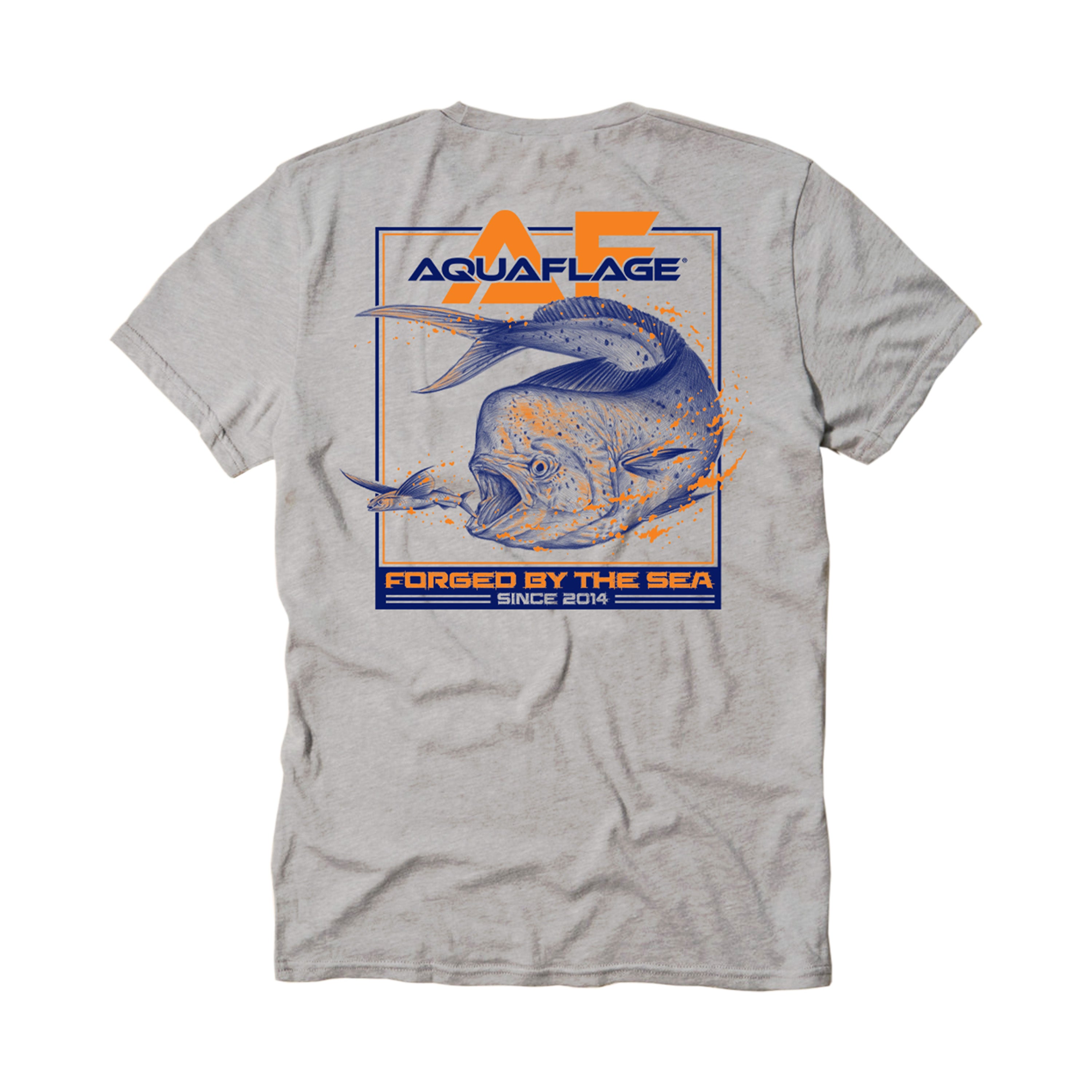 Forged by the Sea Short Sleeve Athletic Heather T-Shirt - Men's – Aquaflage