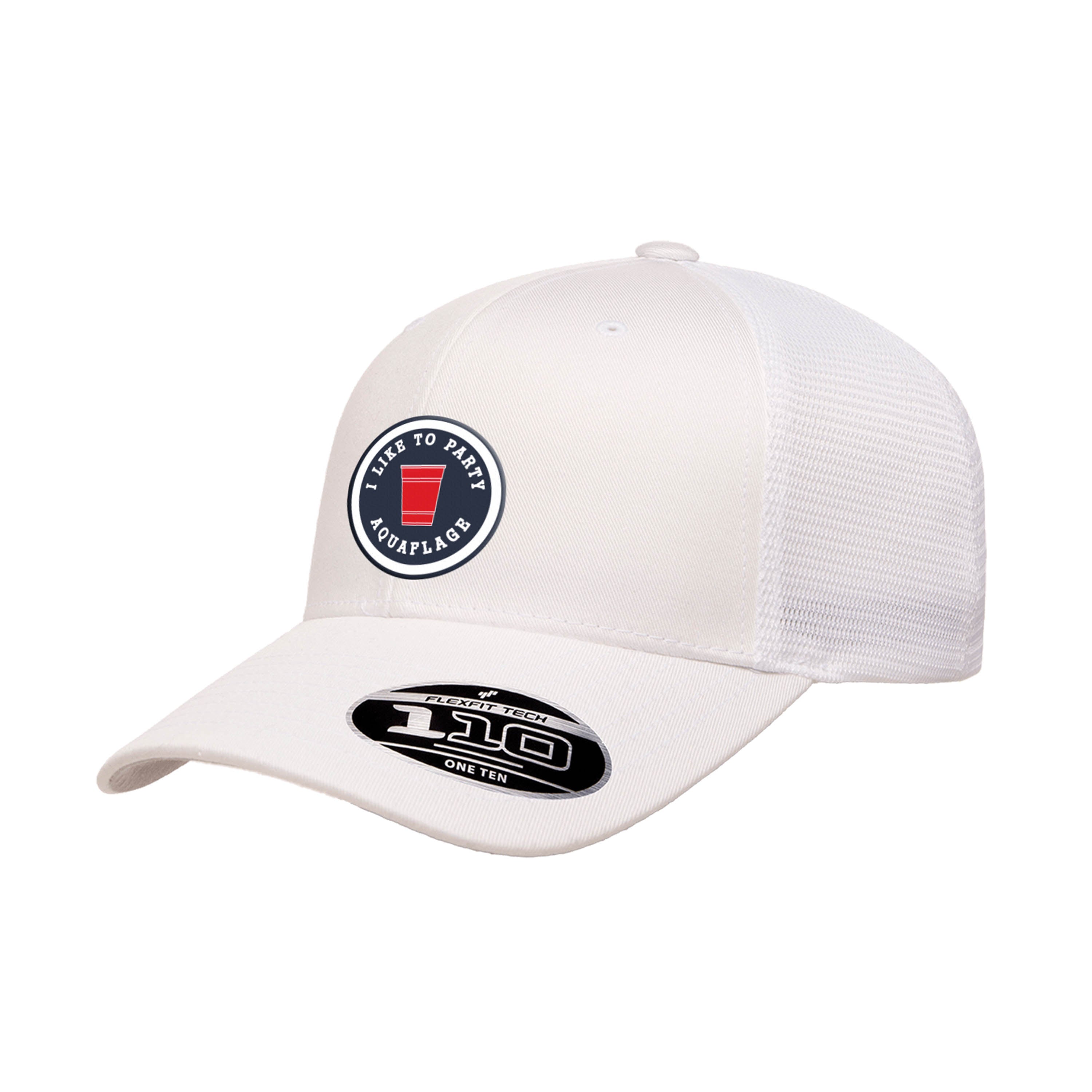 The Ty - All White Mesh Trucker Hat – Aquaflage